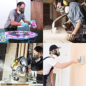 [ Respirator Filters Cotton] Ailivesun 5N11 Particulate Filter Spray Paint Dust-Proof Anti-Particles for 6100/6200/7501/7502/6800/FF402 Series Gas mask Filter Replacement(20 PCS)