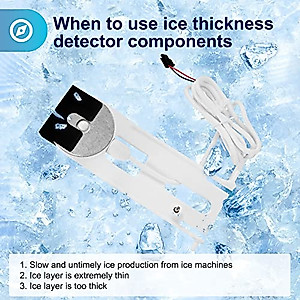𝟎𝟎𝟎𝟎𝟎𝟖𝟔𝟔𝟎 Ice Thickness Probe Assembly for Manitowoc - Indigo Series Ice Machine, Ice Thickness Control Probe,Ice Thickness Detection of Ice Machine,Ice Thickness Probe Using Acoustic Sensor
