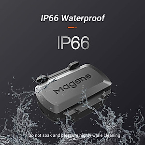 Magene S3+ Outdoor/Indoor Speed/Cadence Sensor for Cycling, Wireless Bluetooth/Ant+ Bike Computer RPM Sensor for Road Bike or Spinning Bike and Trainers Compatible with Onelap, Wahoo Fitness, Zwift