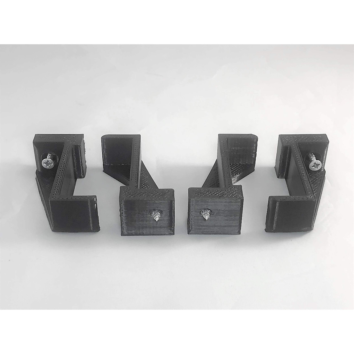 3D Cabin Xbox One S Corner Wall Bracket (Set of 4) White