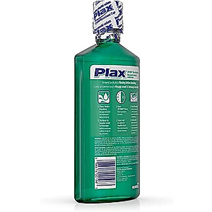 Plax Anti-Plaque Dental Rinse, Soft Mint - 24 Oz (Pack of 2)