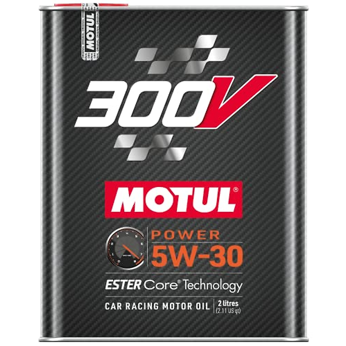 Motul 110814 300V 5W-30 POWER Car Racing Motor Oil Full Synthetic Engine Lubricant 2 Liter High Performance 4-Stroke Ester Core