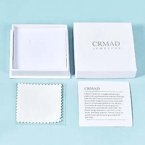 CRMAD AA Recovery Moonstone Earrings for Women Sterling Silver Moonstone Teardrop Earrings Addiction Recovery Jewelry