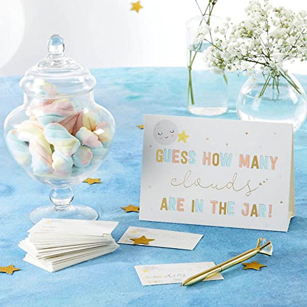 Kate Aspen Card & Baby Game Twinkle, One Size, Shower Advice Card & Game (Set of 50), (28578NA)