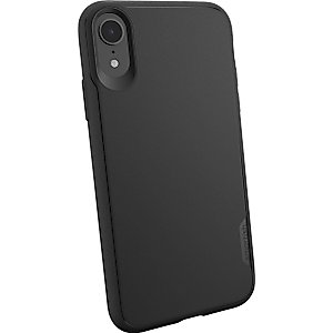 Smartish iPhone XR Slim Case - GripmunK [Lightweight + Protective] Thin Cover for Apple iPhone 10R (Silk) - Black Tie Affair