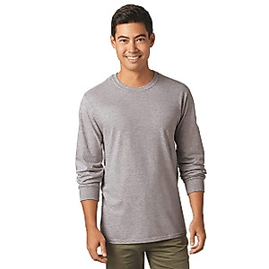 Fruit of the Loom Adult Iconic Long Sleeve T-Shirt M True RED