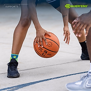 Bauerfeind Sports Ankle Support - Breathable Compression (Black, Small/Left)