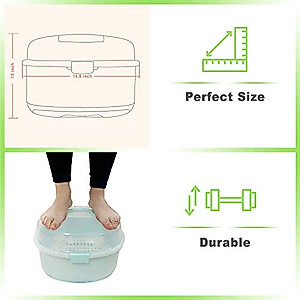 Baby Bottle Drying Rack Storage Large Container with Cover Drainer (Green)