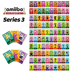 Animal Crossing Amiibo Card Set Work for Switch NS 3DS Games Series 1~4 Animals Crossing Magic Box Green