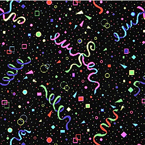 Joy Carpets Fluorescent Celebration 4' x 6' Area Rug