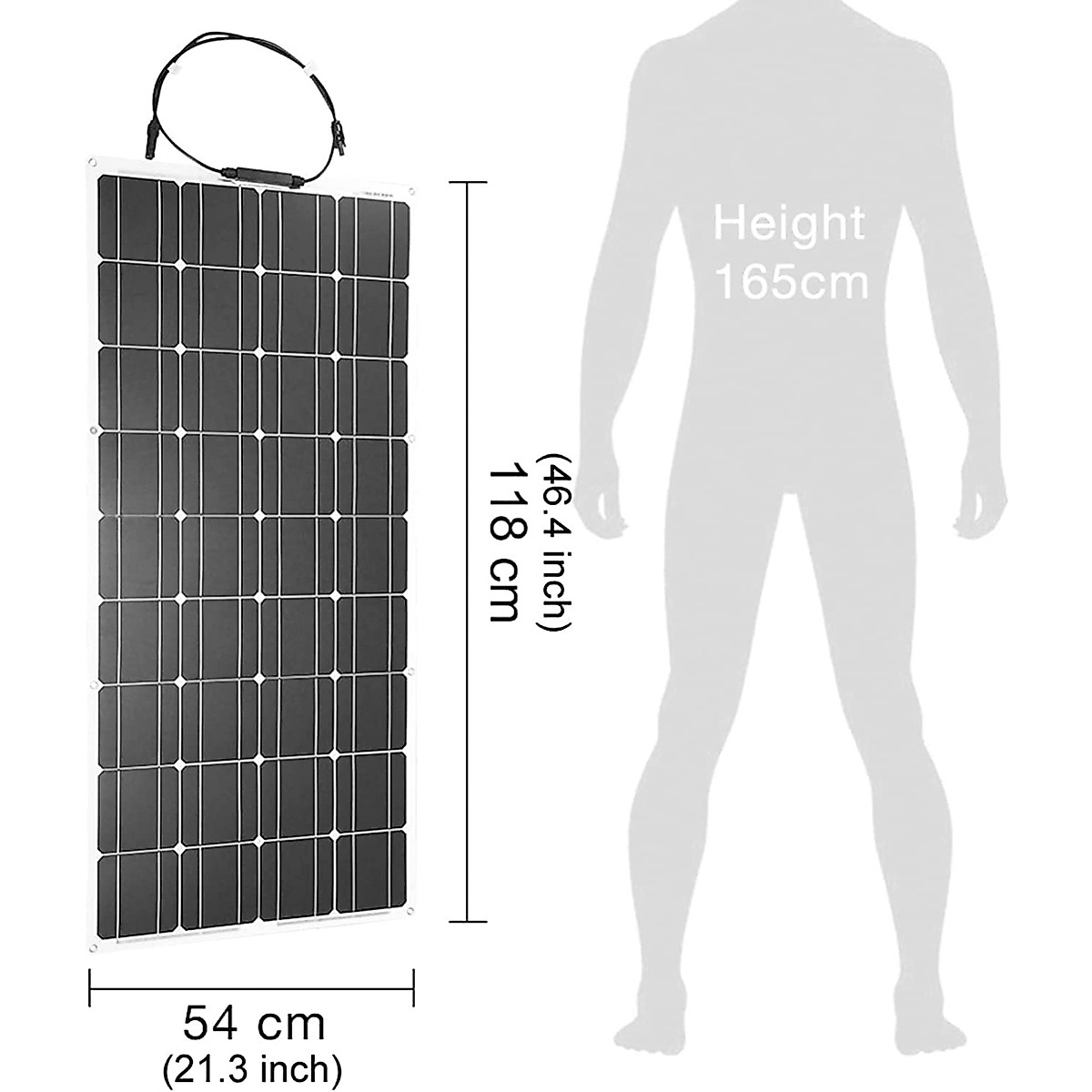 1200 Watt Solar Panel Kit, with 2pcs Charge Controller(40A) 4pcs 300 Watt Flexible Monocrystalline Solar Panel for 12-48V Battery Charging Car Battery Camper RV Yacht Battery Boat