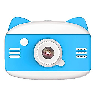 LINXHE Kids Camera Digital Camera for Rechargeable Child Video Recorder 12MP HD 1080P 3.5 Inch Screen for 3-12 Year Old Boys Girls Toddler (Color : Blue)