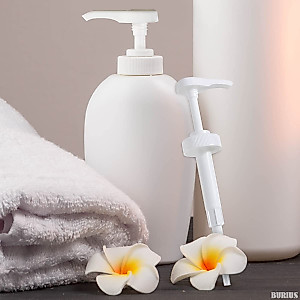 1 Gallon Pump Dispenser - Leak-Proof Pump for Gallon Jug with 1.5" 38/400mm Neck, Lock-Ring and Standard Cap Closure - Durable, Reusable, Great for Any Foam Soap Dispenser, Cleaner, Detergent