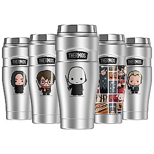 THERMOS Harry Potter Voldemort Cute Chibi, STAINLESS KING Stainless Steel Travel Tumbler, Vacuum insulated & Double Wall, 16oz