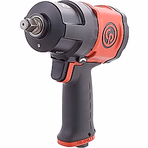 Chicago Pneumatic CP7748 Air Impact Wrench (1/2 Inch), Air Impact Gun Industrial Repair & Assembly Tool, Pistol Handle, Twin Hammer, Max Torque Output 959 ft. lbf/1300 Nm, 7000 RPM