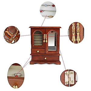 n/a Jewelry Display Storage Foldable Case For Wedding Ring Bracelet Earrings Necklace Jewellery Gift Organizer Box ( Color : 2 , Size : As the picture shows )