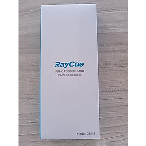 RayCue USB C to Micro SD TF Memory Card Reader, 3-in-1 USB Camera Card Reader Adapter Compatible with iPhone 15,iPad Pro, MacBook Pro/Air, Chromebook XPS, Galaxy S10/S9 and More USB C Devices