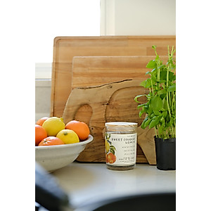 Leoben Company | B.B. Wellness | Hand Poured Soy Wax | Made in Small Batches | 40 Hours | 9 oz | Infused with Natural Essential Oils | Vegan (Sweet Orange Lemon)