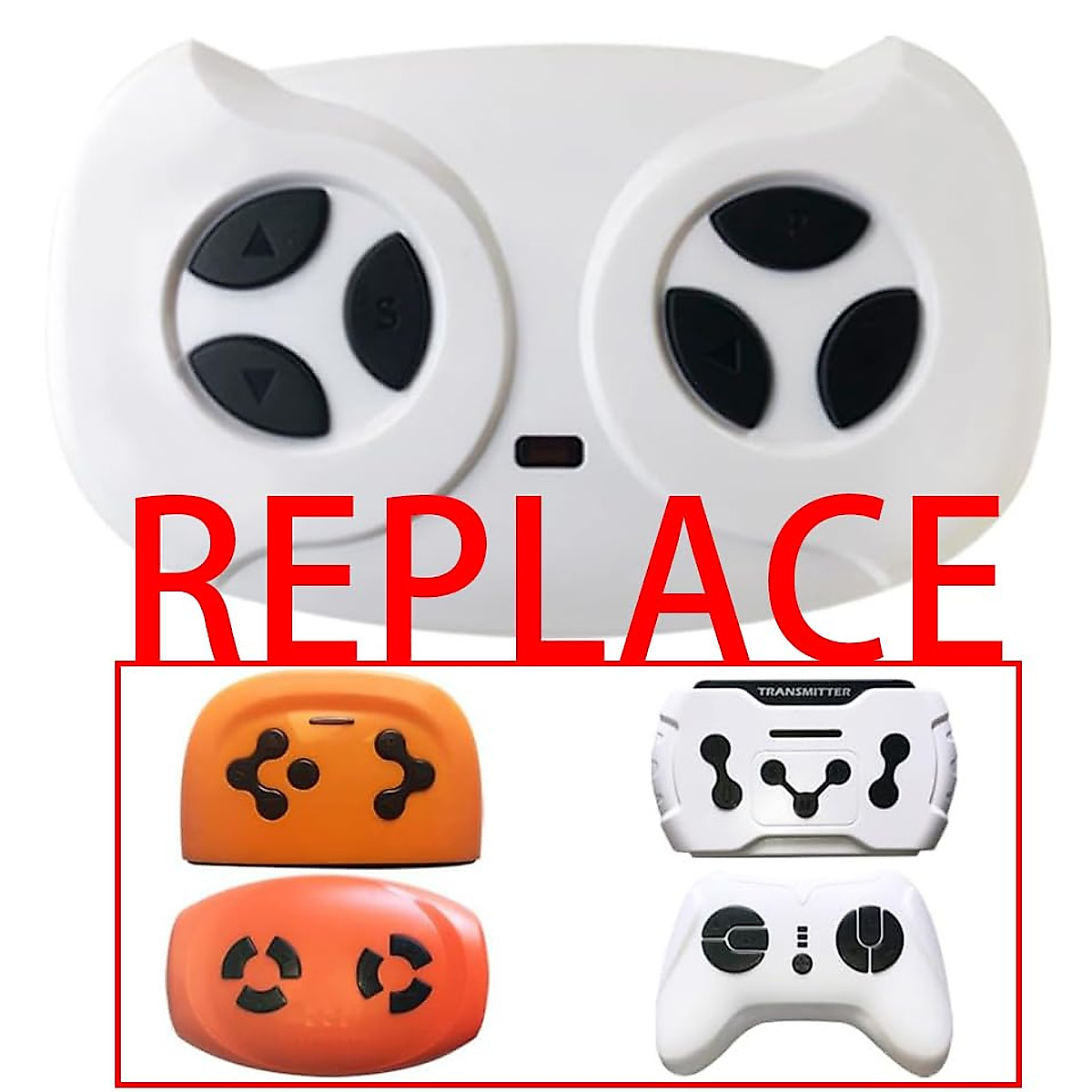 JR1602FCC 2.4G Bluetooth Remote Control for Power Wheels,JR1839FCC White Remote Transmitter for Electric Car Ride On Toy JR1603,JR1810,JR1958,JR1858,JR-RX,HY2005