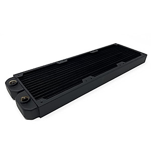 Shott Tech RAD360C Copper Water Cooling Radiator, 360mm, Slim Triple, Black