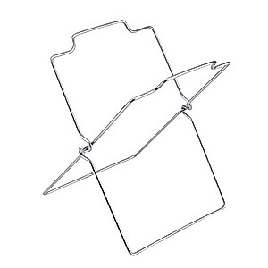 Nicoone Foldable Trash Bag Holder Trash Bin Stand, Folding Mini Plastic Bag Trash Bin Holder Garbage Bags Storage Rack, Space Saving Kitchen Organizer