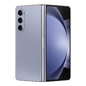 SAMSUNG Galaxy Z Fold 5 Cell Phone + $200 Amazon Gift Card, Factory Unlocked Android Smartphone, 512GB, 7.6” Screen for Streaming, Gaming, Dual App View, US Version, 2023, ICY Blue