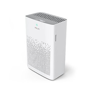 HEPA Filter Air Purifier, MILIN Air Purifier for Large Room, Air Cleaner with 5 Modes, Sleep Auto Mode, Odor Eliminator for Smoke, Pet, PM2.5 Digital Display Air Filter with 1600sq ft Coverage