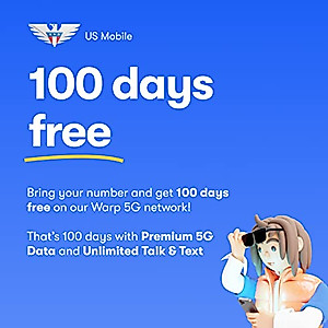 Prepaid SIM Card (US Mobile) - Custom Plans from $4/mo. Unlimited Plans from $10/mo.