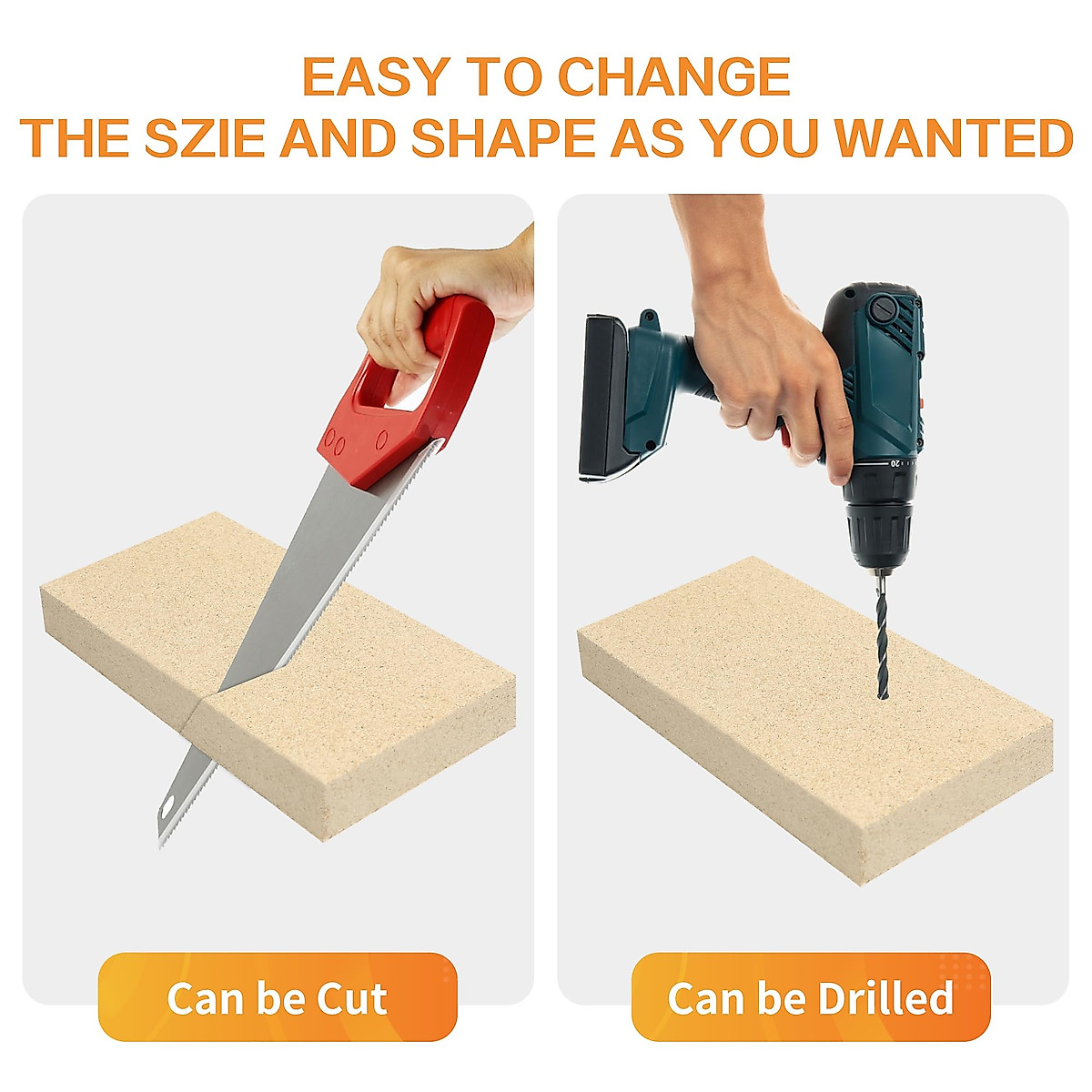 dndsim 12PCS Woodstove Firebricks, Fire Bricks, Size 9" X 4-1/2" X 1-1/4", Fire Bricks for Wood Stove, Fireplaces, Brick Fireplace