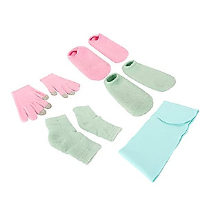 Moisturizing Gel Repair Gloves for Hand Foot Elbow Neck Hydrating Skin Repair Hydrating Covers Neck Elbow Hand Foot
