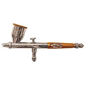 Paasche Airbrush Talon Gravity Feed Airbrush in Deluxe Wood Box Orange