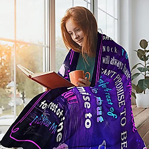 ALBRINT Daughter Gift from Mom, Gifts for Daughter, to My Daughter Blanket, Best Daughter Gifts from Mom,for My Daughter Blanket 60"x50"