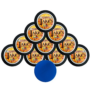 DC Crafts Nation Skin Can Cover Blue with 10 Cans Jake's Mint Chew Apricot Pouches