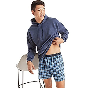 Hanes Men's Tagless Boxer With Exposed Waistband Multi-Packs, 6 Pack - Assorted, Large