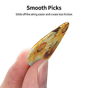 Custom 12-pack Guitar Picks, Personalized 351 Shape Guitar Pick Add Your Own Design Photo Text 0.46mm / 0.71mm / 0.96mm Thin, Medium, Heavy for Electric Guitar Bass