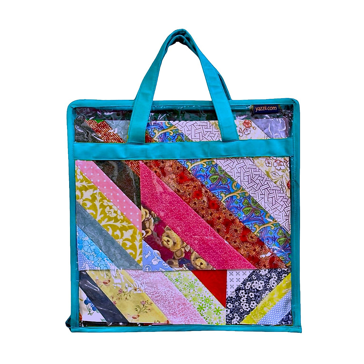 Yazzii Quilt Block Carry case, Blue