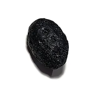1pc Indochinite Super Black Tektite 38-67mm Specimen Very Rare Glass Naturally Formed from Meteorite Impact & Found in The Vietnam Area of The Strewnfield