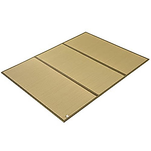 MustMat Tatami Mat Rush Grass Tatami Mattress Japanese Traditional Foldable (Full_xl-55"x82")