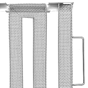 Cold Smoke Generator, 21.5x22.6x4.6cm M Type Stainless Steel Smoked Network Disk Cold Smoke Generator, for Barbecue, Bacon Roast, BBQ Grill