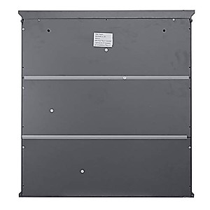 Premium Bathroom Wall Cabinet with Door, Wall Mounted Medicine Cabinet, Grey