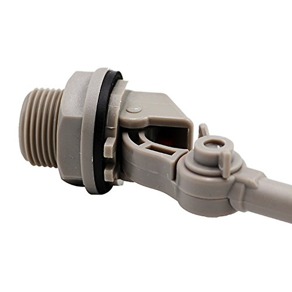 livestocktool.com 2 PCS 3/4" Float Valve for Tank Mount, Fish Aquarium,Cattle Dog Chicken Water Bowl, Horse Waterer Trough with Adjustable Arm (3/4")