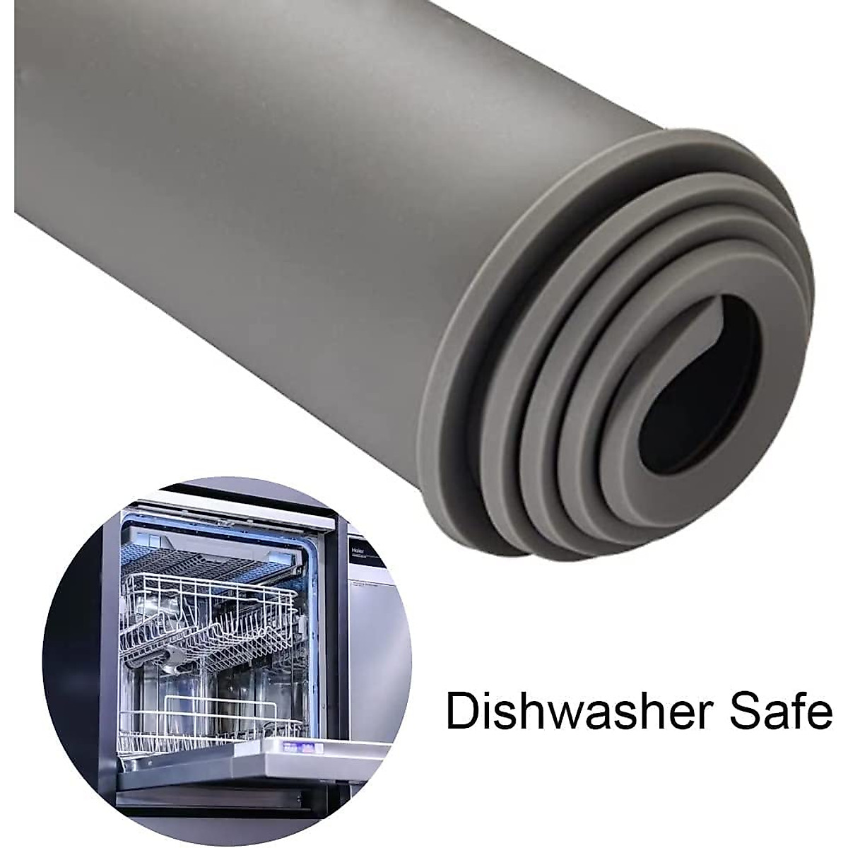 Marchul Dog Cat Food Mat, Waterproof Non-Slip Silicone Rubber Dog Bowl Mat with Raised Edges, Pet Feeding Mat Placemat ​Tray (14.4 * 10.6")