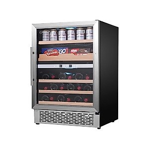 Equator 2-Zone Luxury Gourmet Center cans+wine bottles+fine foods FS & Builtin