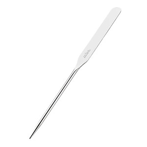 MIES Makeup Spatula, Korean Foundation Spatula, Cosmetic Spatula, Makeup Spatula, Foundation Spatula Korean Beauty Tool, Stainless Steel Spatula For Face, Foundation Applicator