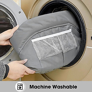 Hook On Chair, VEEYOO Clip On High Chair Folding Fast Table Chair with Storage Bag, Portable Baby Feeding Seat Attach to Table for Home and Travel