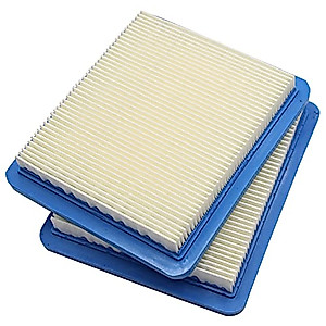 2 Pack 491588S Air Filter for BS 491588 399959 4942245 4915885 3.5-6.5 HP Quantum Engines, Lawn Mower Air Filter