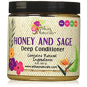 Alikay Naturals Honey and Sage Deep Conditioner Natural Honey, Babassu and Sage 8 Ounce