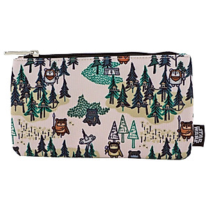 Loungefly Star Wars Ewok Forest Print Coin Cosmetic Bag