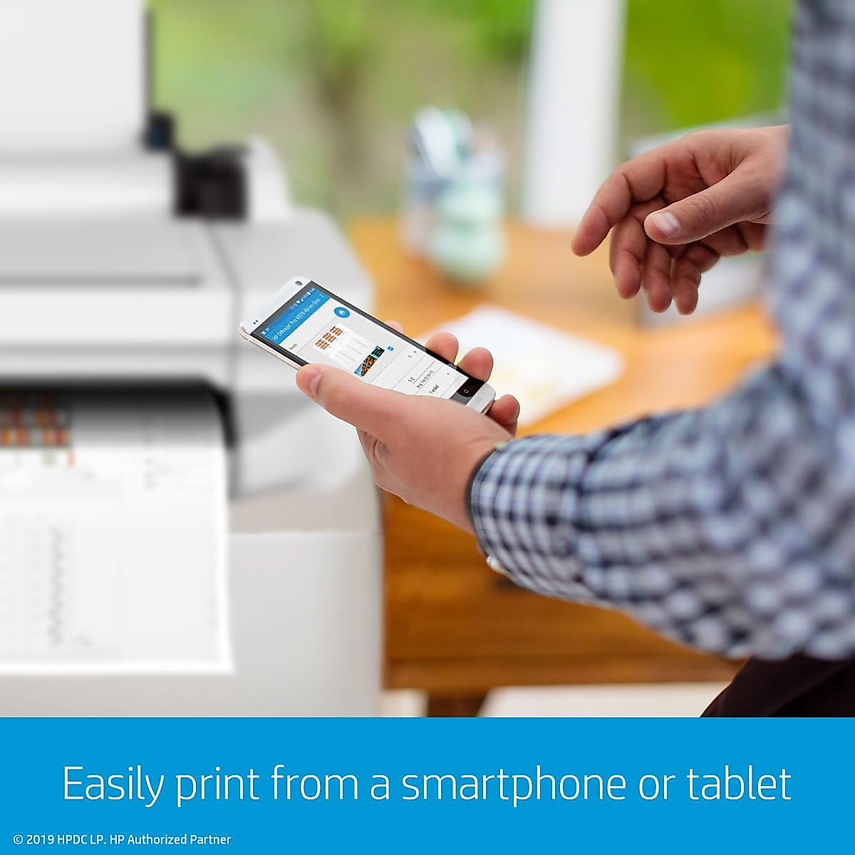 HP DesignJet T230 Large Format 24-inch Plotter Printer, Includes 2-Year Warranty Care Pack (5HB07H)