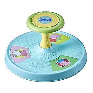 Playskool Peppa Pig Sit 'n Spin Musical Classic Spinning Activity Toy for Toddlers Ages 18 Months and Up (Amazon Exclusive)